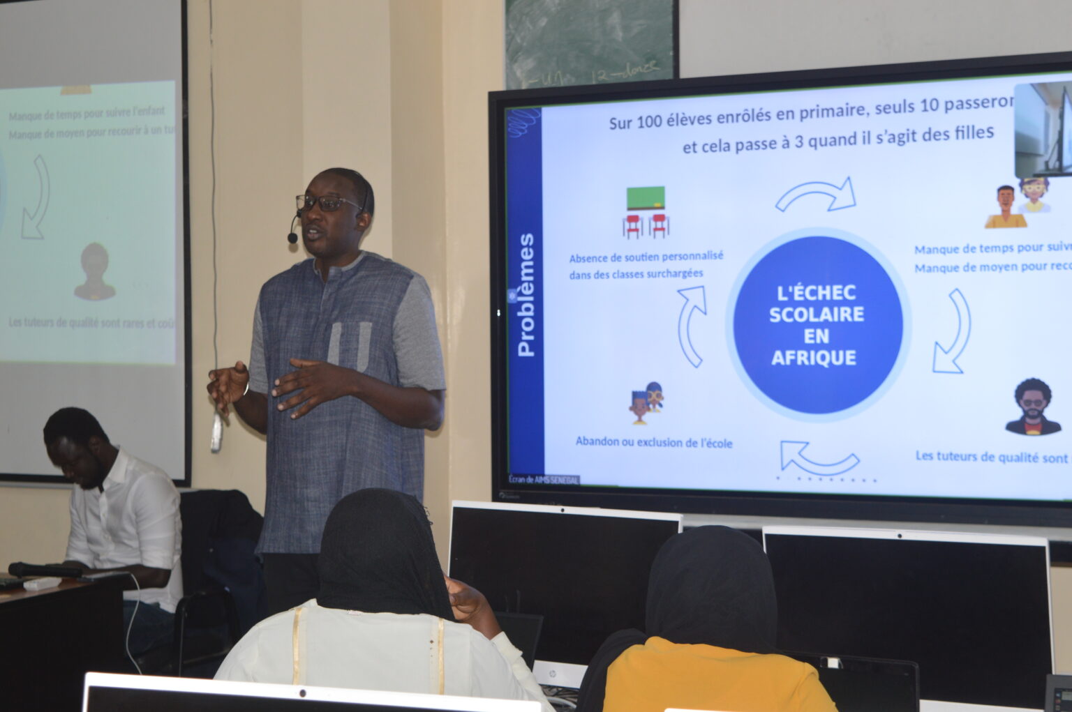 Signature Convention AIMS Sénégal et Haskè Venture – AIMS Senegal